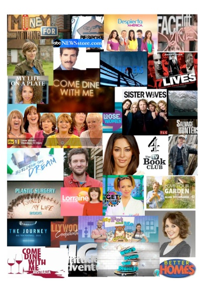 MONEY FOR NOTHING - BBC1 COME DINE WITH ME - CH4 LOOSE WOMEN - ITV BETTER HOMES - ITV 7 LIVES ...